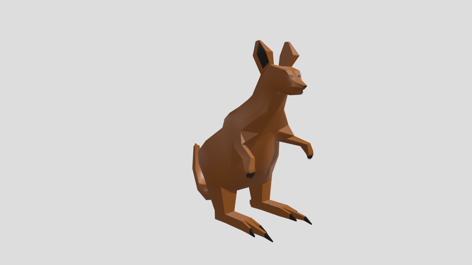 Kangaroo - Download Free 3D model by kewalkishang [efe7556] - Sketchfab