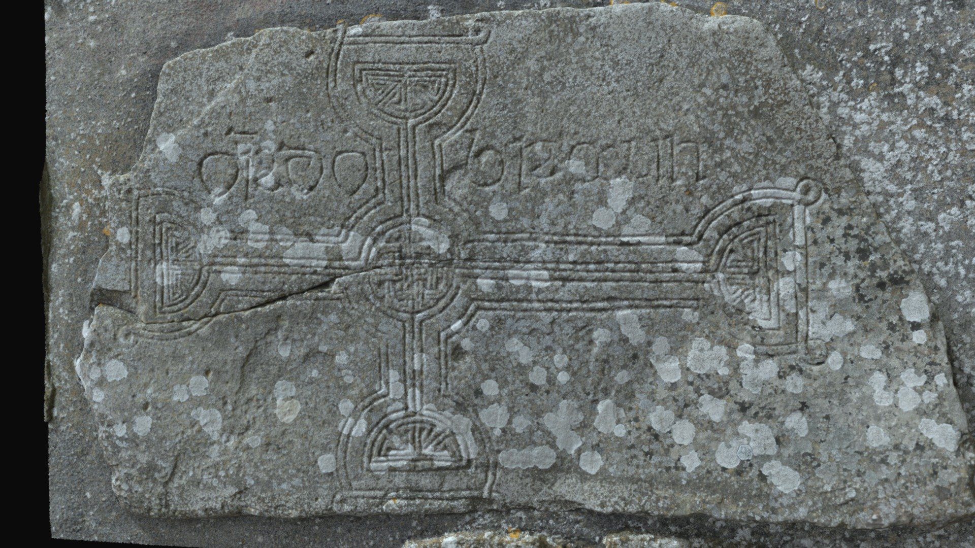 Gallen inscribed cross-slab (OF014-029047-) - Download Free 3D model by ...