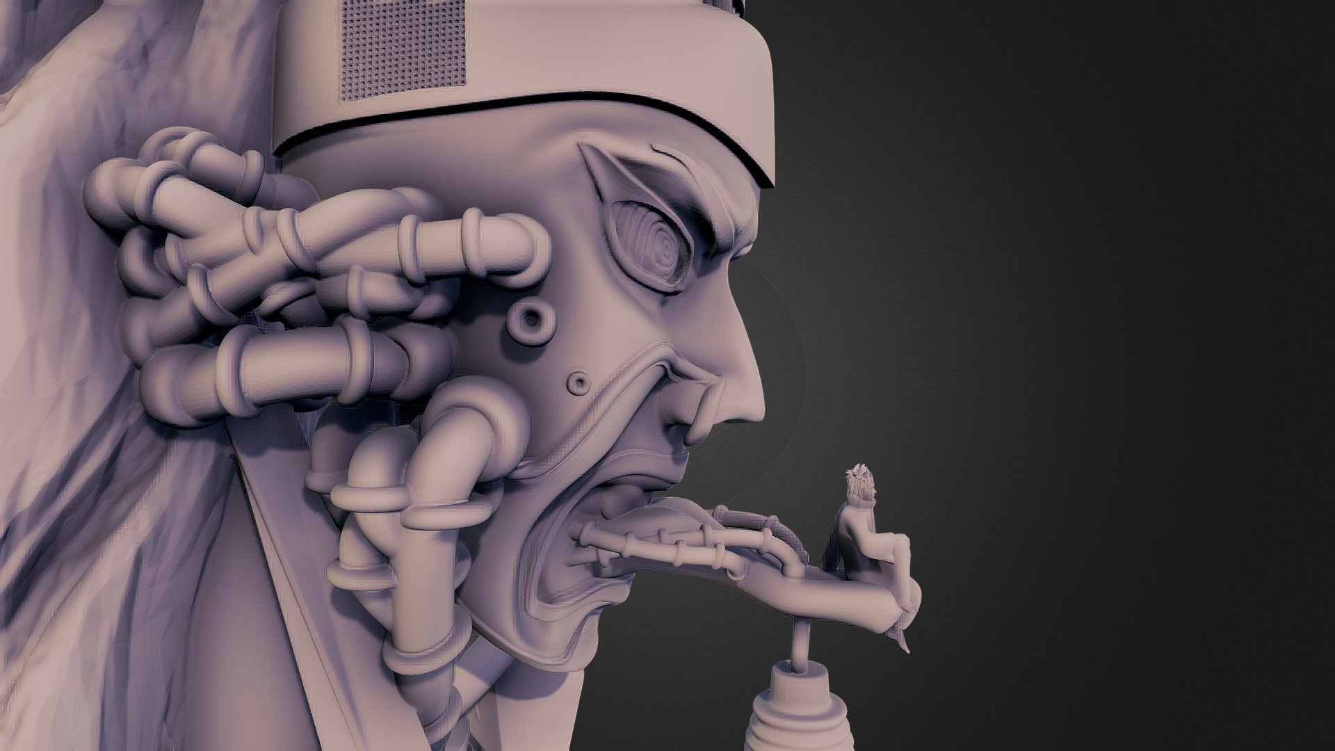 Pain - 3D model by tushar_cg97 [efe787b] - Sketchfab