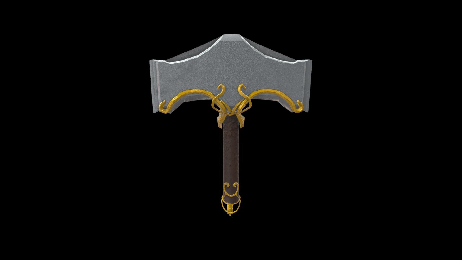 Mjolnir 3D Model - 3D model by UzielHerrera [efe81e9] - Sketchfab