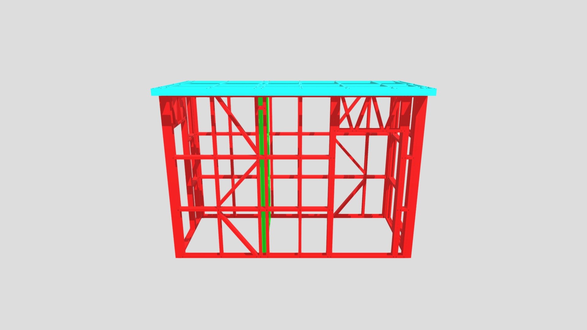 NParker - Shed 1.8m x 3.6m Option 1 - Download Free 3D model by Steel ...