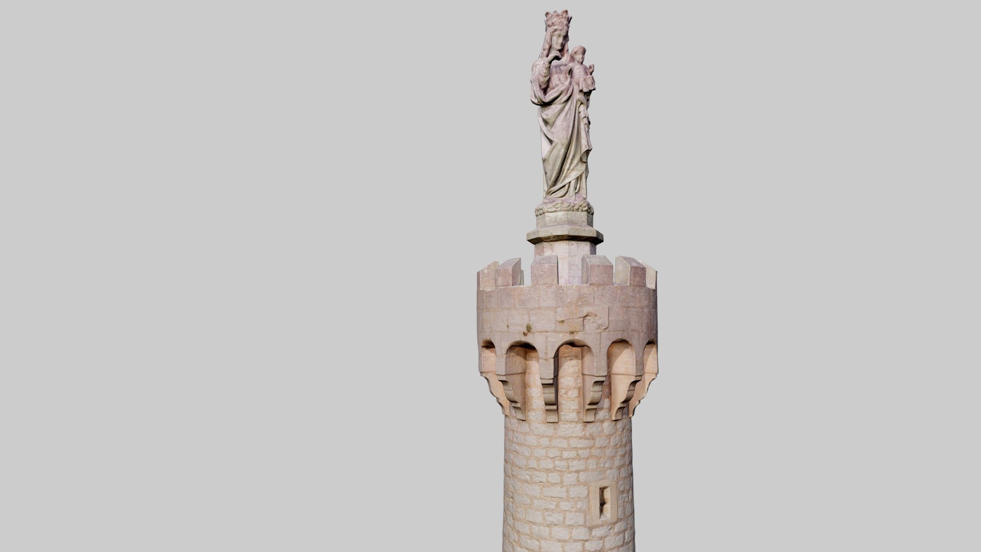 Big Tower Old Monument Statue Scan - Buy Royalty Free 3D model by Per's ...