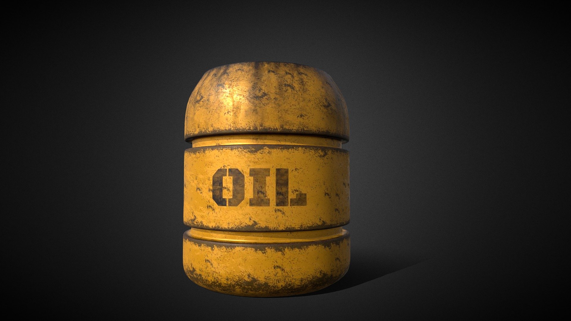 Iron Barrel - Download Free 3D model by Francesko_st (@francesko84 ...