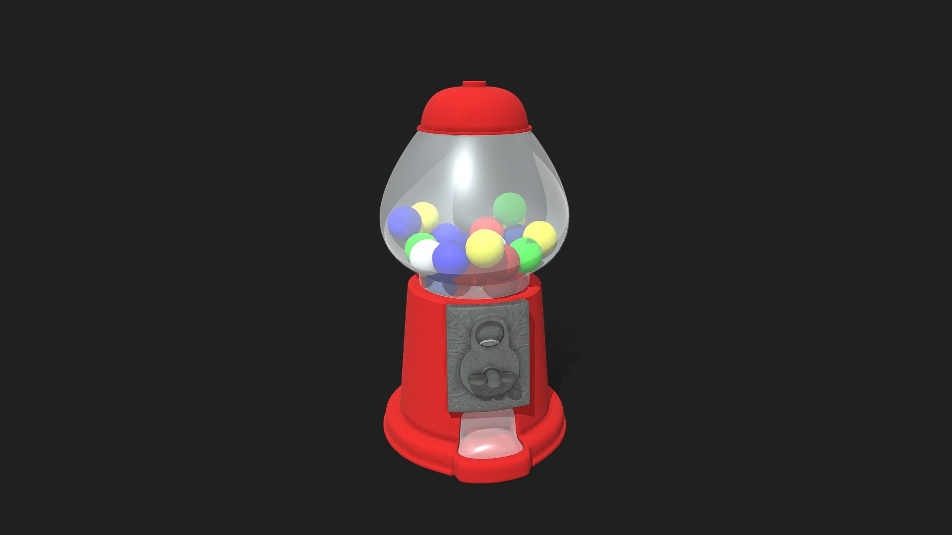 Gumball Machine - 3D model by Glaris [efede38] - Sketchfab