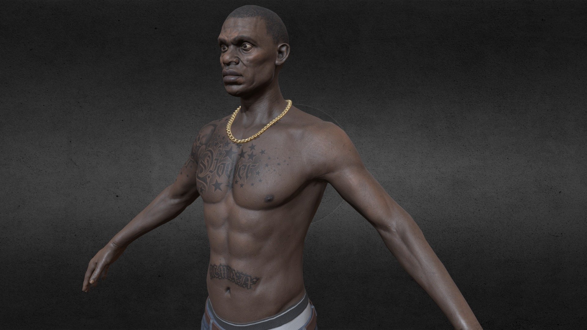 Urban Black Guy - 3D model by SNP (@ssaraksh) [efee36a] - Sketchfab