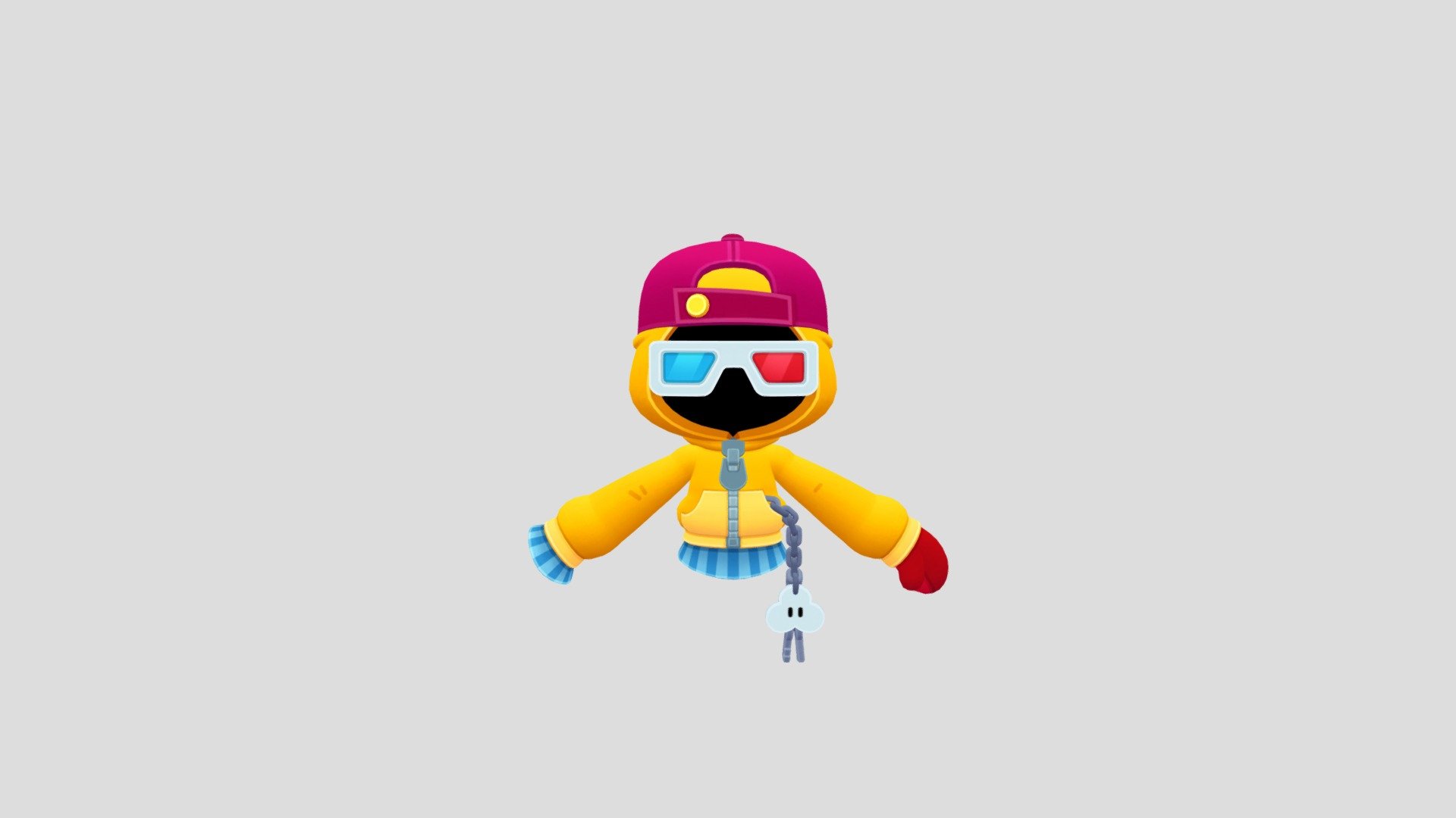 Cinema Shade T- Pose Brawl Stars 3d Model - Download Free 3D model by ...