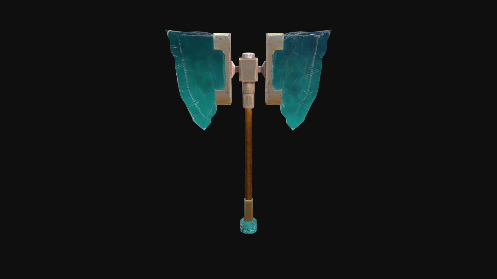 Crystal Axe - 3D model by PGiDu [eff001c] - Sketchfab