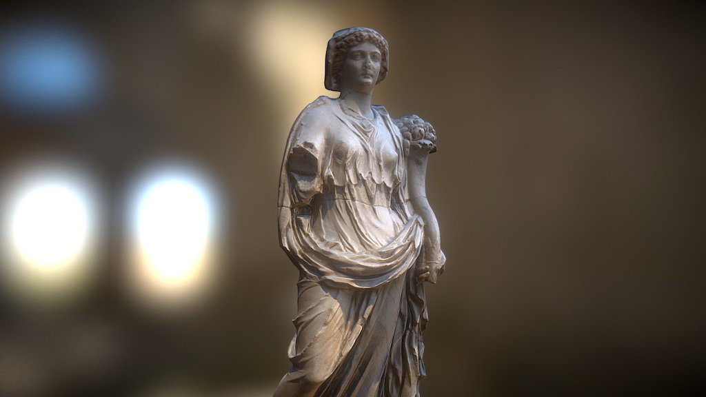The Empress Livia as the Goddess Fortuna - Download Free 3D model by ...