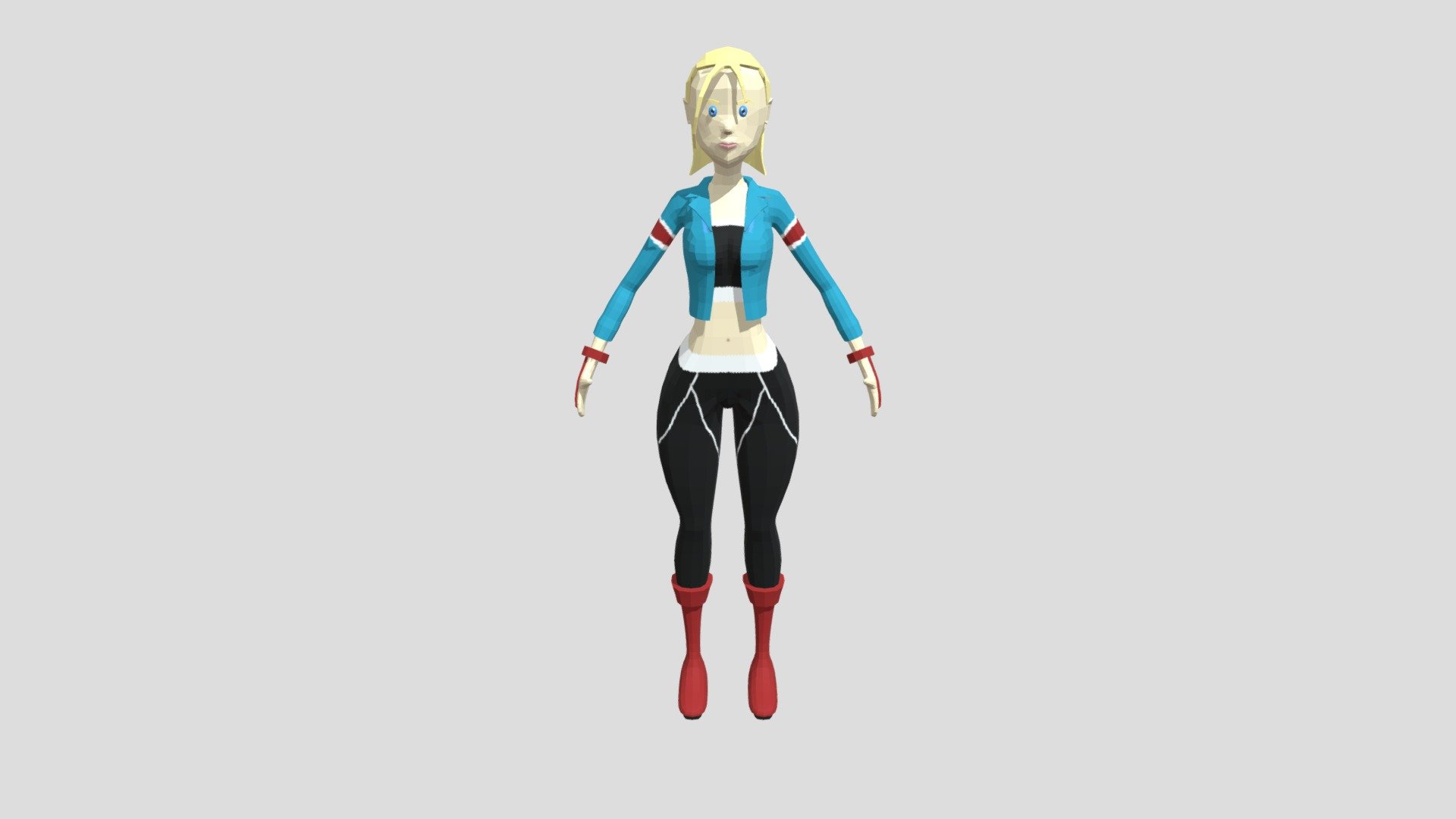Cammy Lowpoly - 3D model by Fred (@fredneed) [eff0c13] - Sketchfab