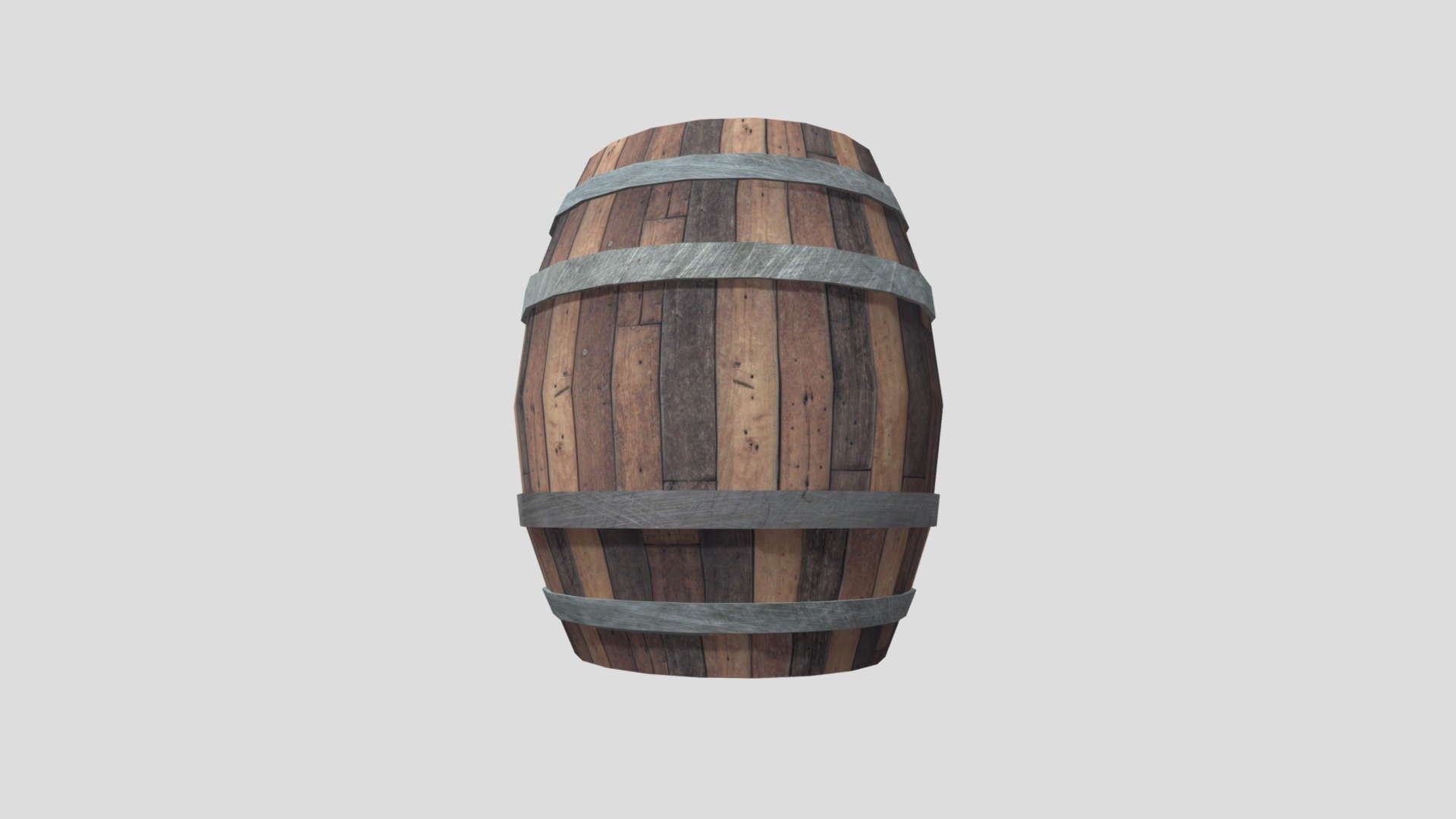 Wooden Barrel - Download Free 3D model by cosmogenesis [eff199c ...