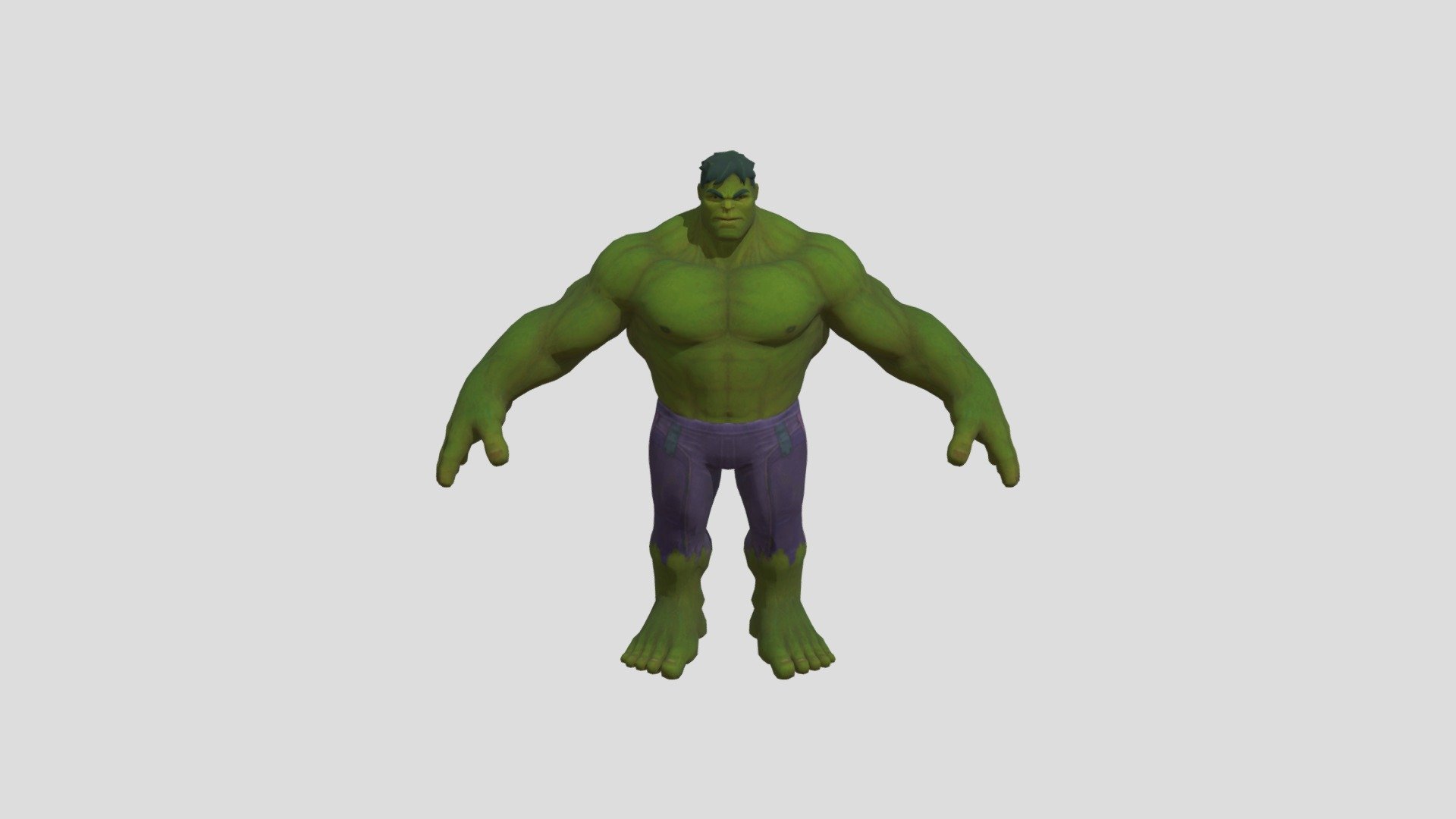 Hulk 3D Model - 3D model by hari19 [eff1ef3] - Sketchfab