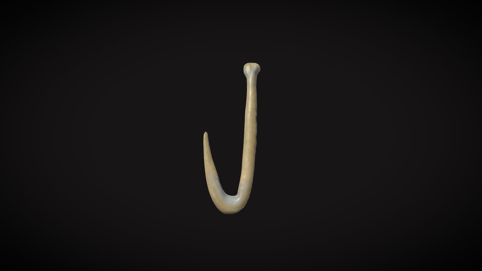 Bone fishhook (13ML176) - Download Free 3D model by iowaarchaeology ...