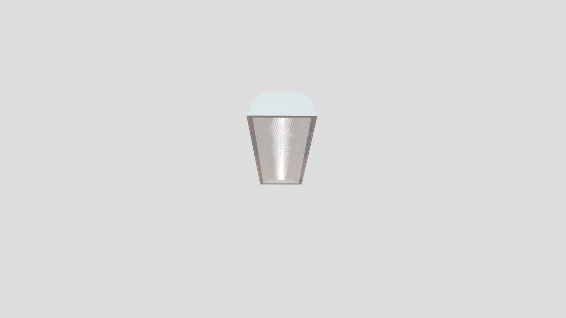 Troffer Light 1 X 4 With LED Retrofit - Download Free 3D model by AEL ...