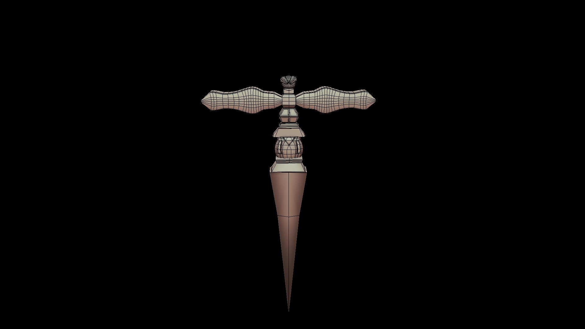 CT4012-2023 Weapon - Dragonfly Dagger - Download Free 3D model by ...
