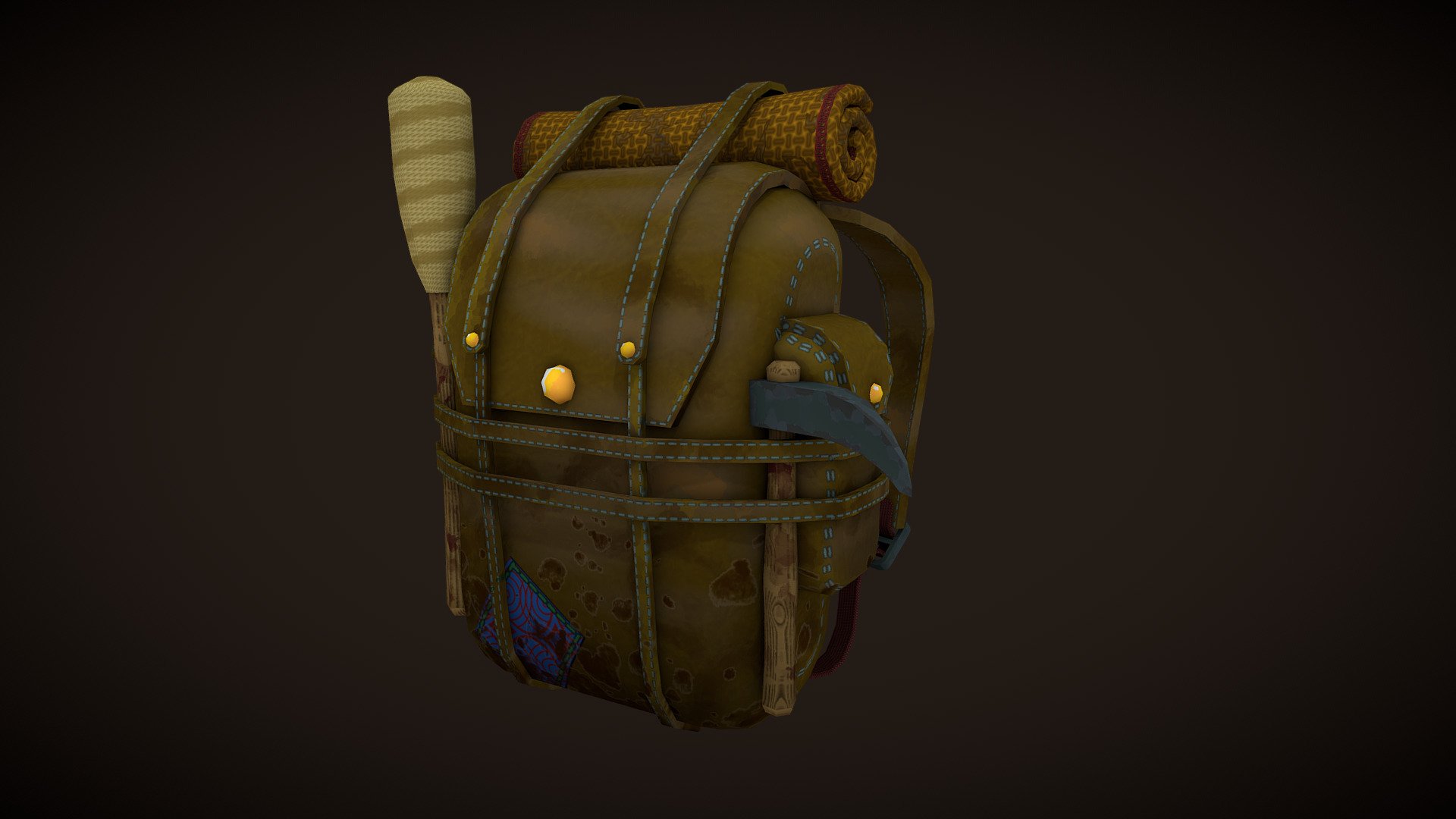 Traveler's backpack Dnd - Download Free 3D model by efforya [eff643e ...