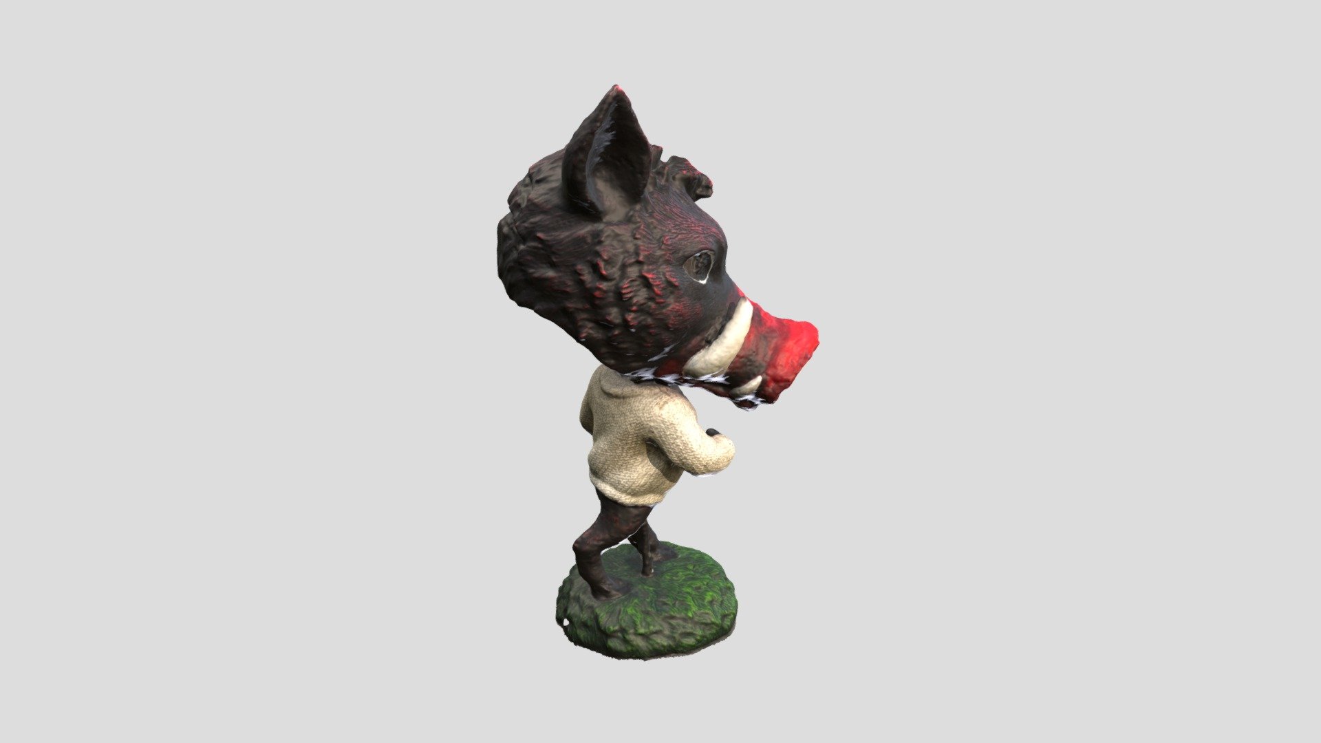 Razorback Bobble Head - 3D model by ninja (@cyborgninja) [eff8518 ...