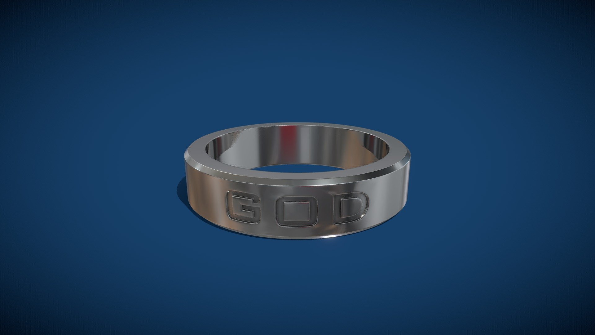 God Ring Platinum - Buy Royalty Free 3D model by Sandeep Choudhary ...