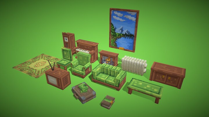 Itemsadder 3D models - Sketchfab