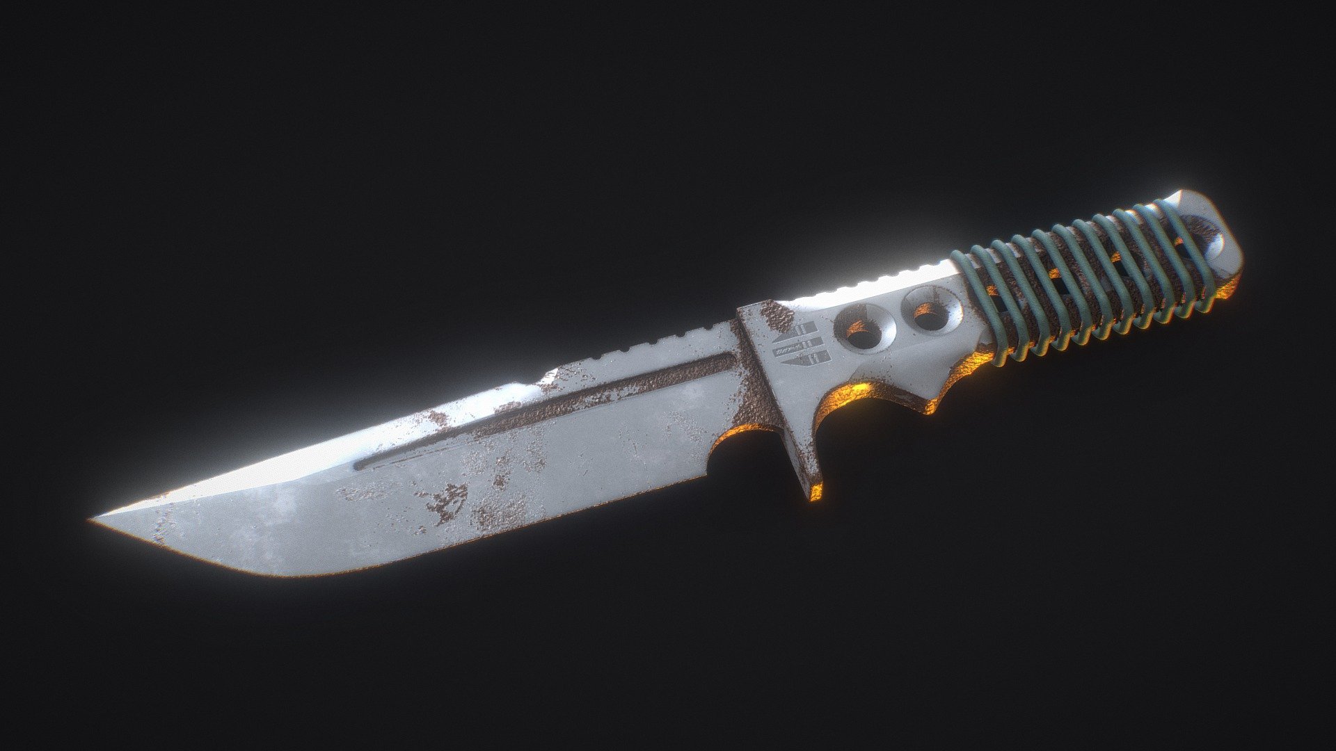 One Piece Knife - Download Free 3D model by re1monsen [effbc33] - Sketchfab