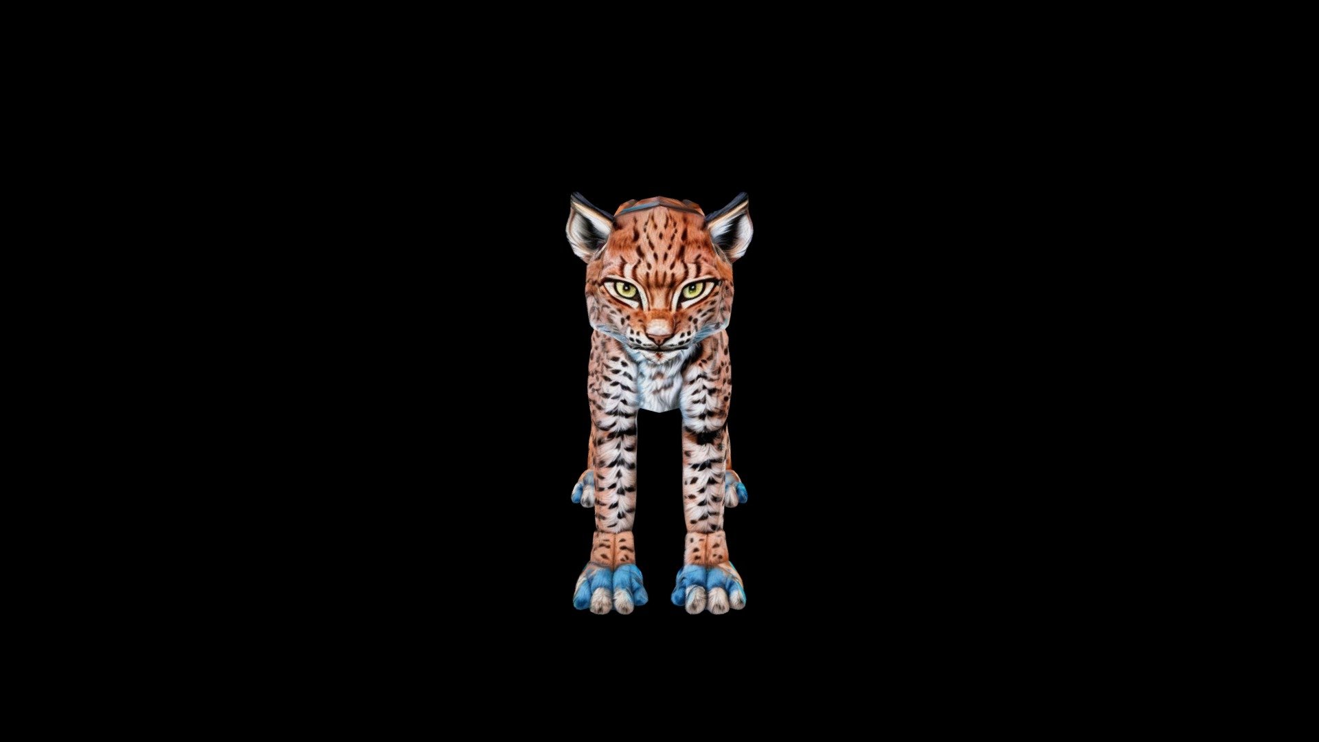 Meshy Lynx_child - Download Free 3D model by klrxyz [effc693] - Sketchfab