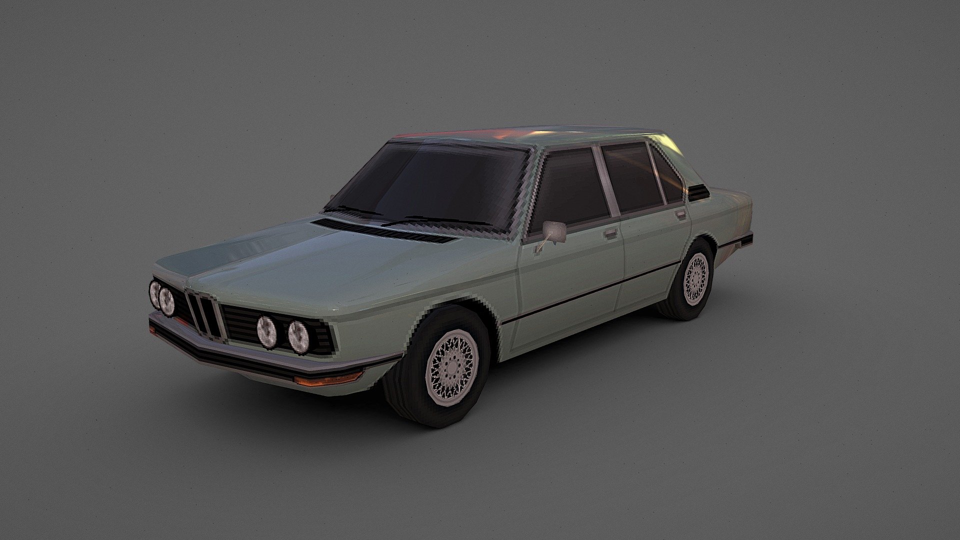 PSX BMW 5-Series (E12) - 3D model by RYO (@ryosukeredsun) [effcba9] - Sketchfab