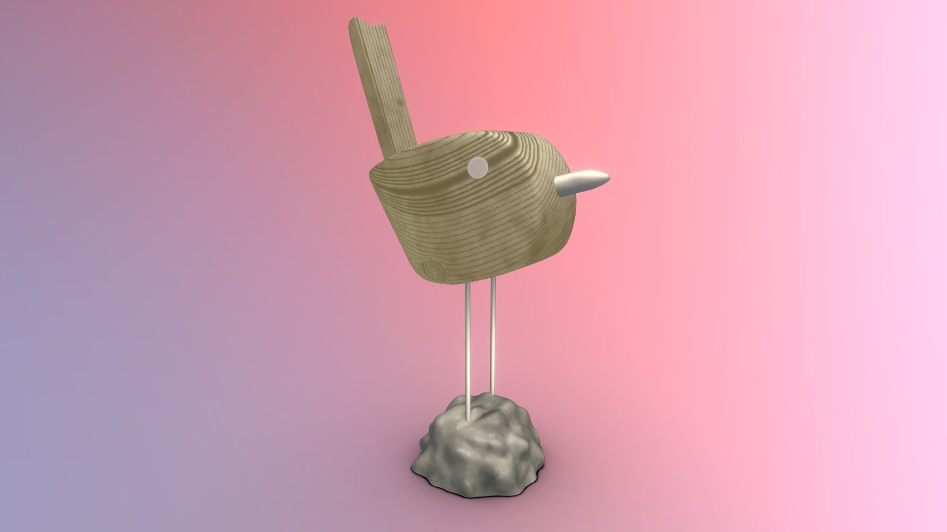 DAILY - Stylized Wood Bird - 3D model by Eliott LH (@eliottlh3D ...