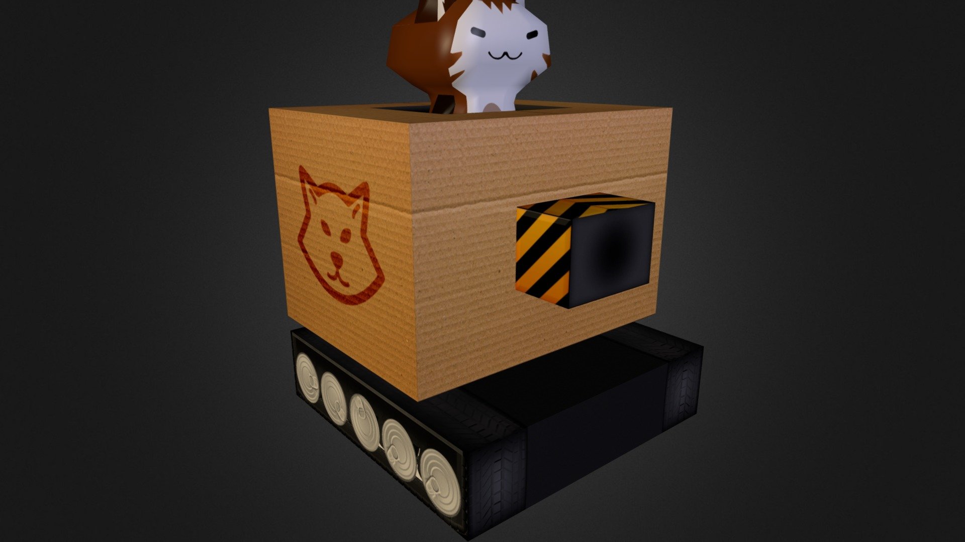 Combat Cat - 3D model by We Design LA (@wdla) [etyvxH5] - Sketchfab