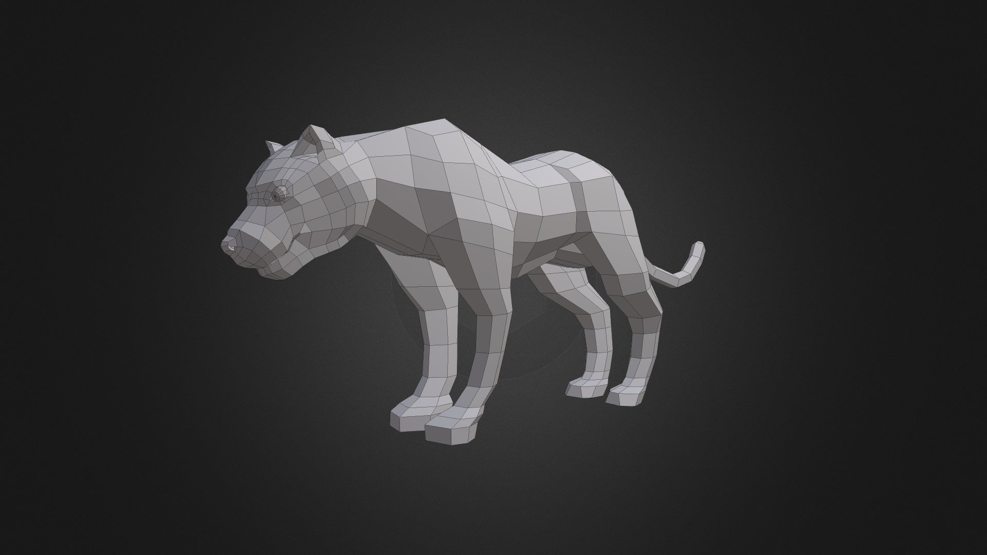 Low Poly Panther - 3D model by Jonathanlampel [ezPPGLl] - Sketchfab