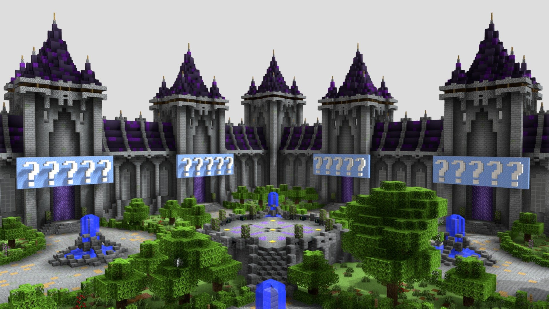 Minecraft HUB (8 portals) - 3D model by zenwood (@amir.saranbih ...