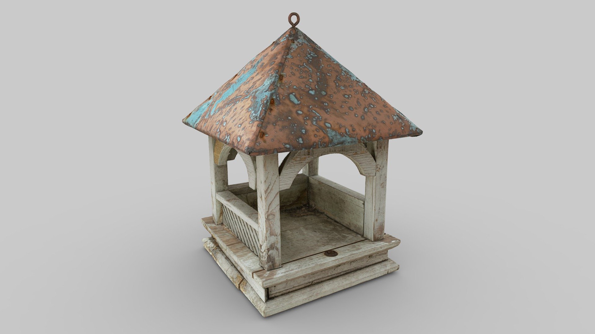 Small Wooden Bird Feeder - Download Free 3D model by artfletch [f000e43 ...