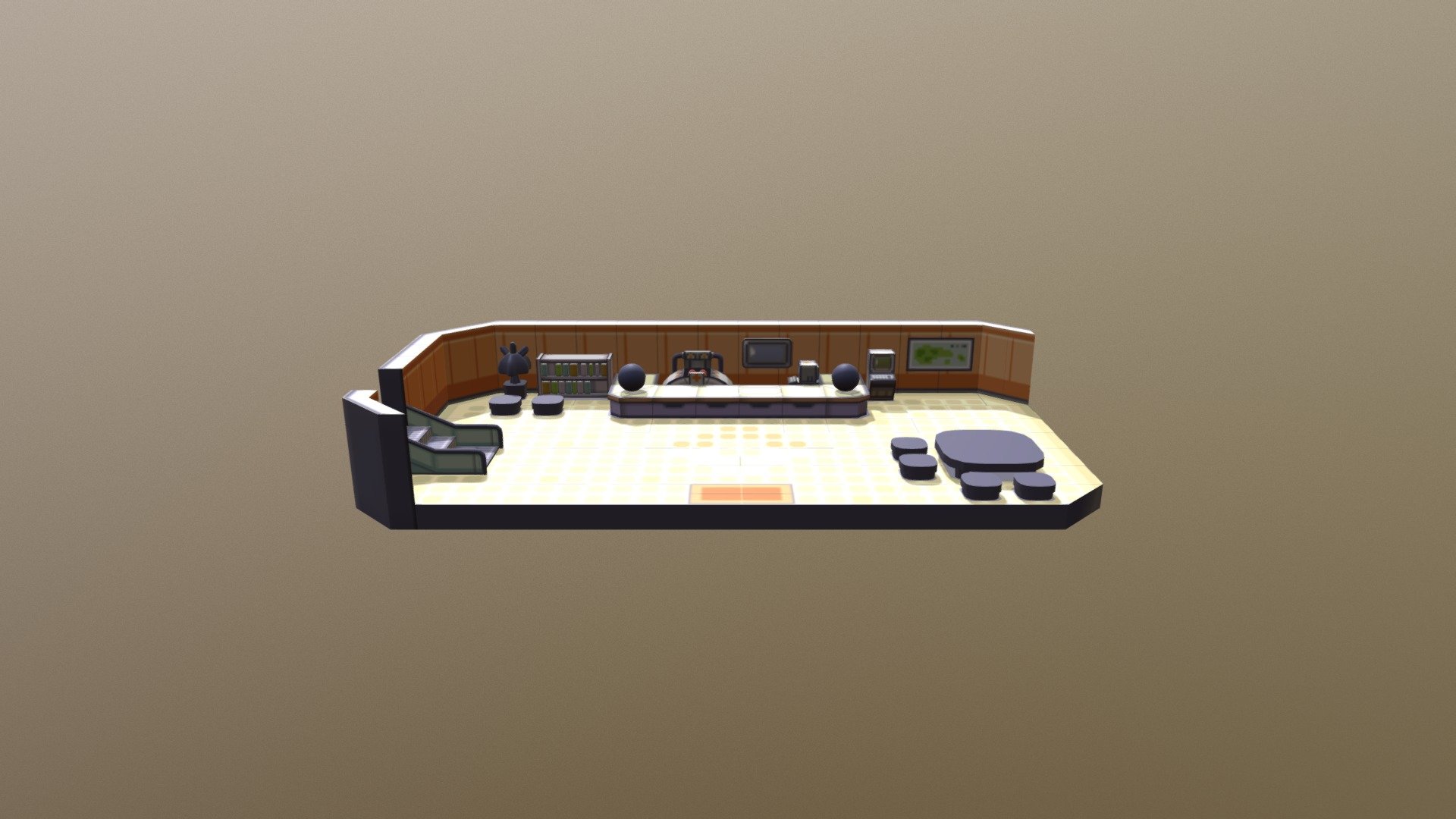 Pokemon-rse-pokemon-center - 3D model by reptileking0 [f0019bc] - Sketchfab