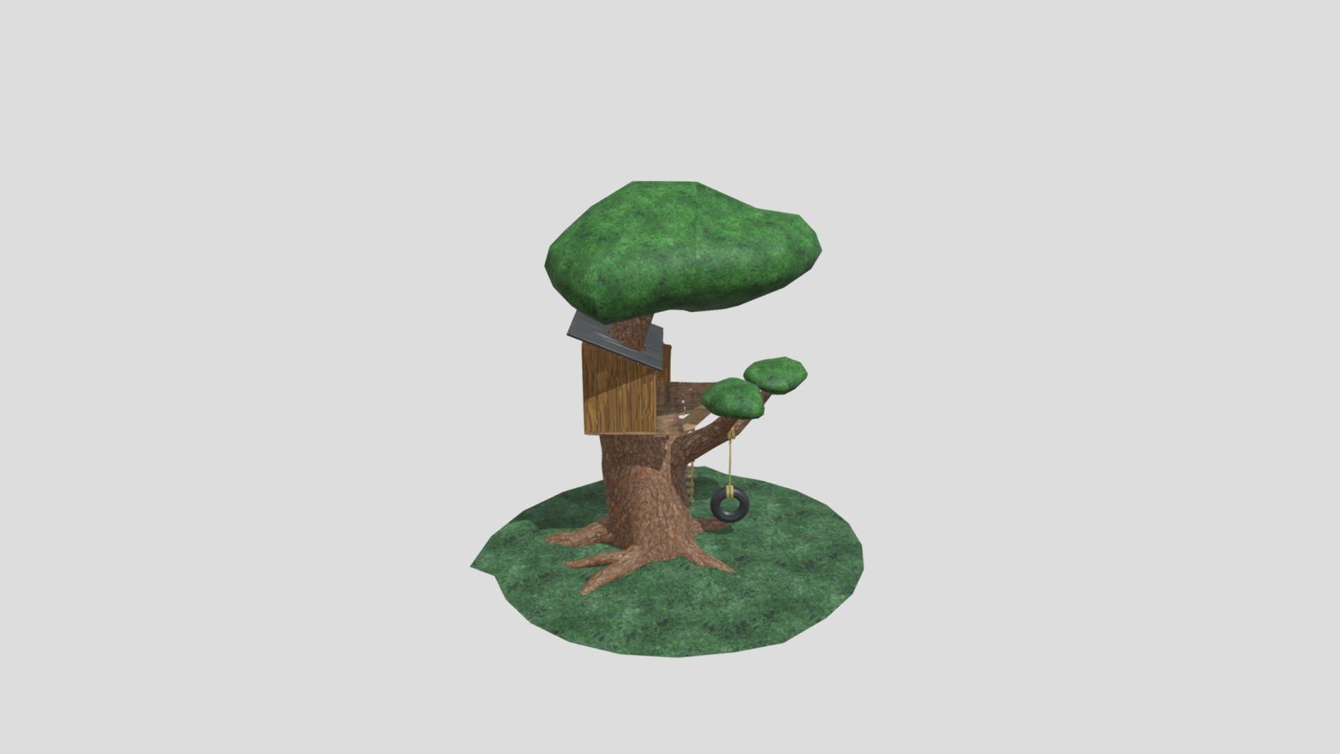 Tree House - 3D model by qvanamstel [f001c3e] - Sketchfab