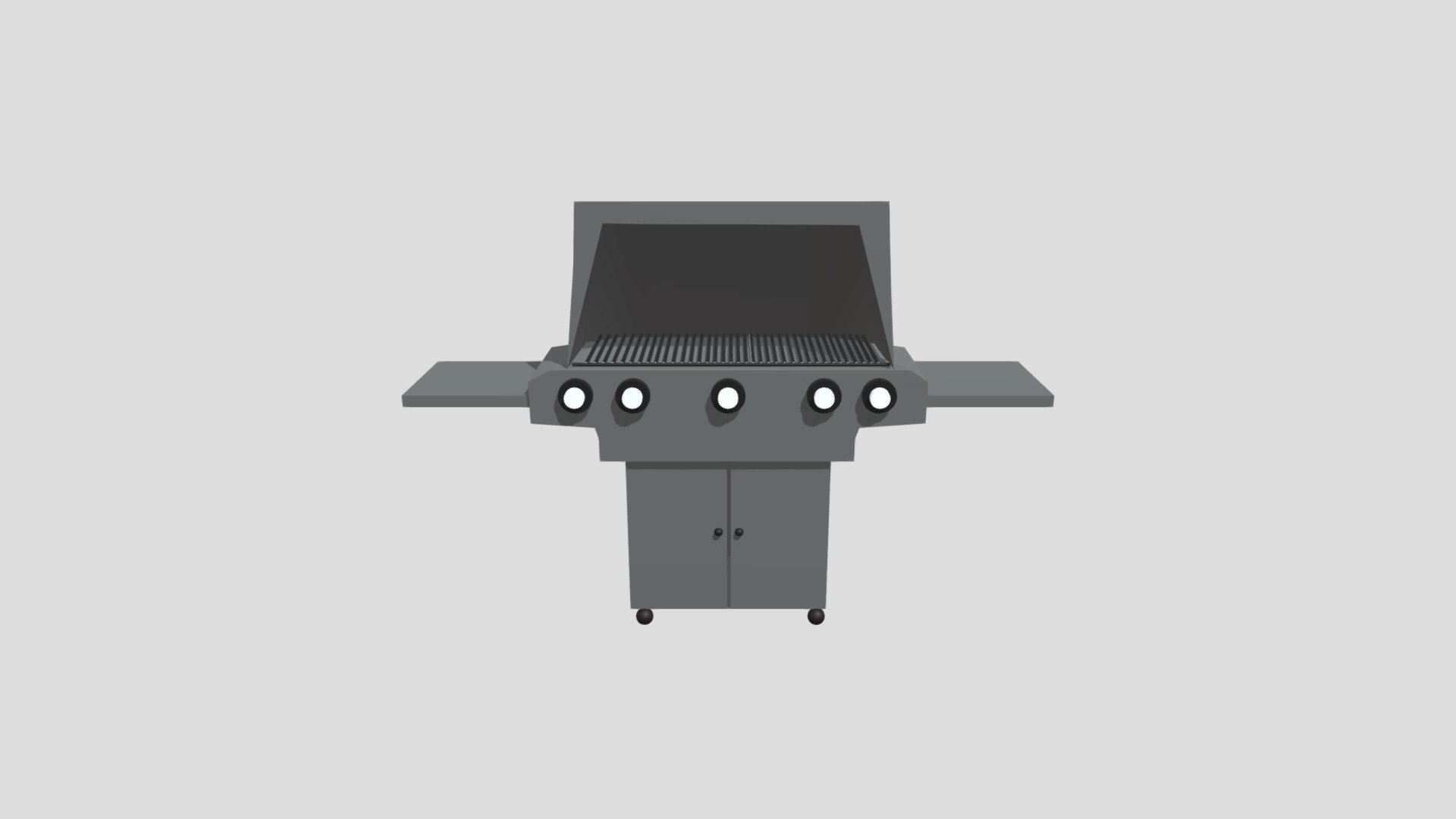Barbeque - 3D model by Nicckhall [f001e4d] - Sketchfab