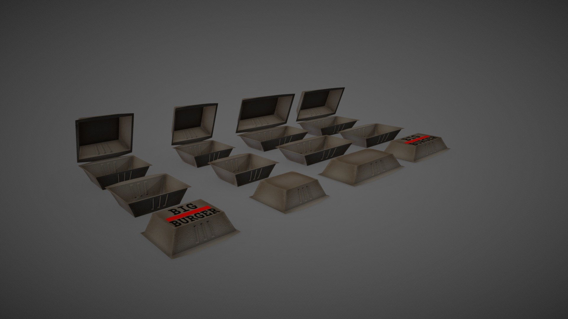 Overgrown Train Station Clutter - Burger Boxes - Download Free 3D model by Mysticbobo [f004d29 ...