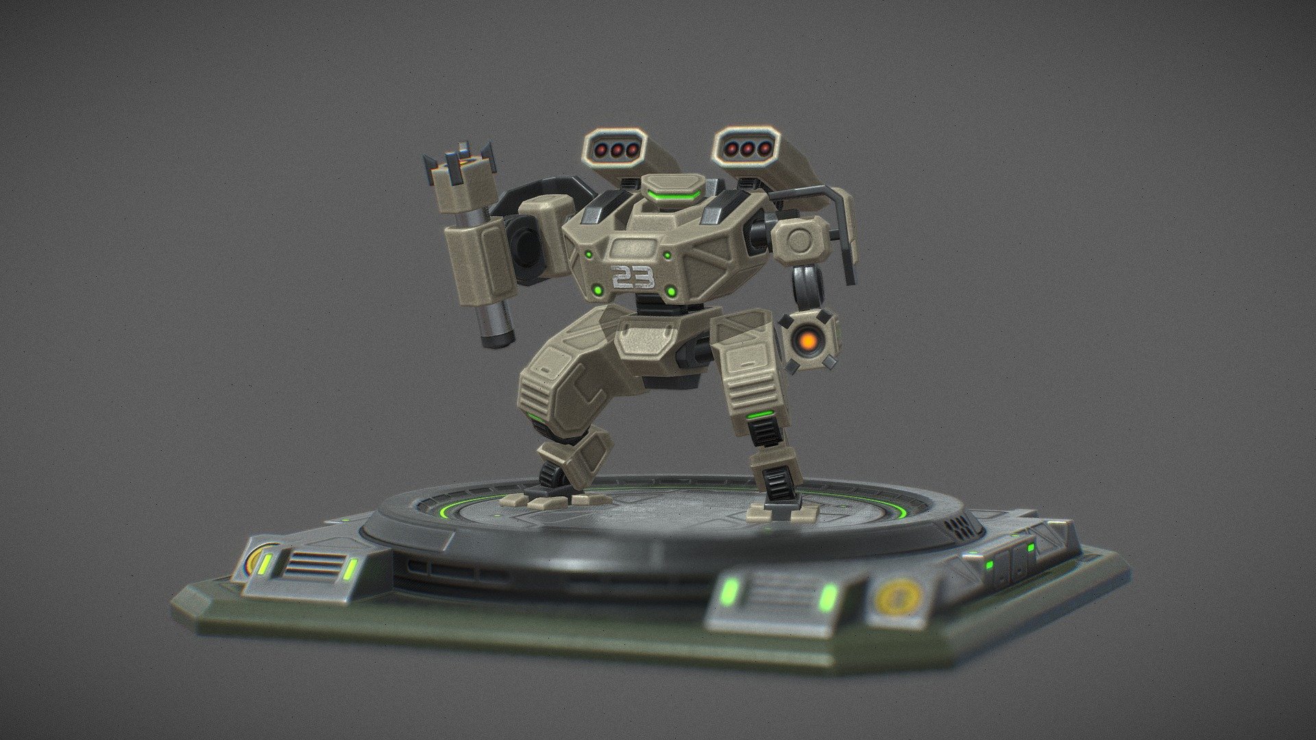 Tiny Bot - 3D model by Daniil Loskutov (@aniosame) [f0060e2] - Sketchfab