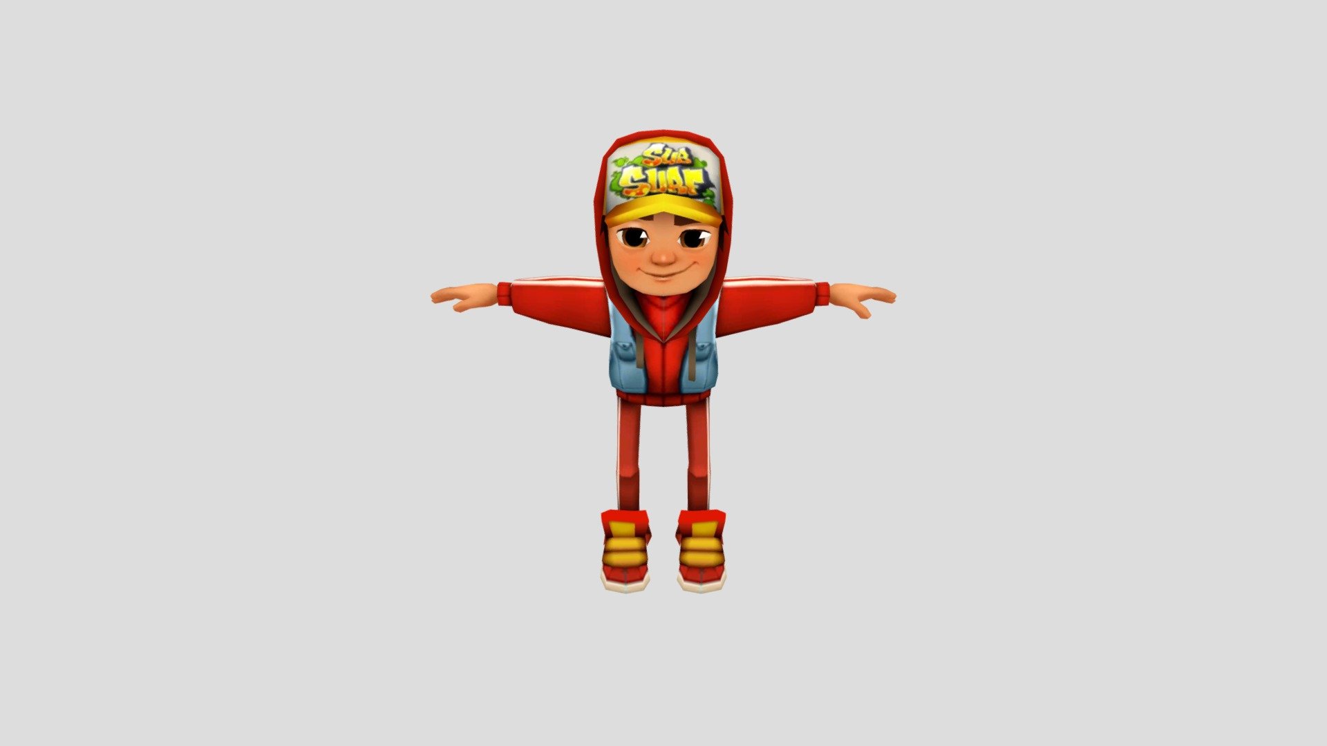 jake-subway-surfers - 3D model by monica.paola.rendon [f00670d] - Sketchfab