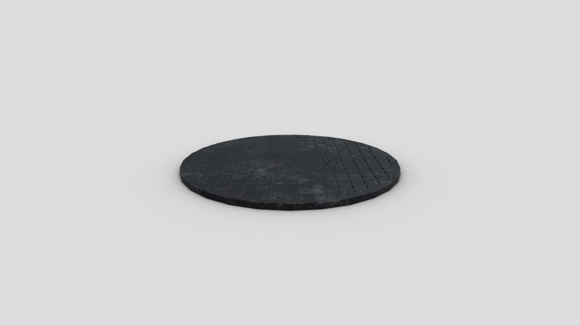 Low Poly Realistic Street Drain Cover - 3D model by adamgbaxter10 ...