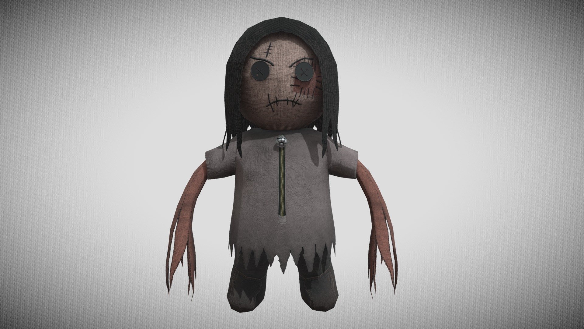 Backpack Doll - 3D model by Theo (@theohan) [f00701f] - Sketchfab