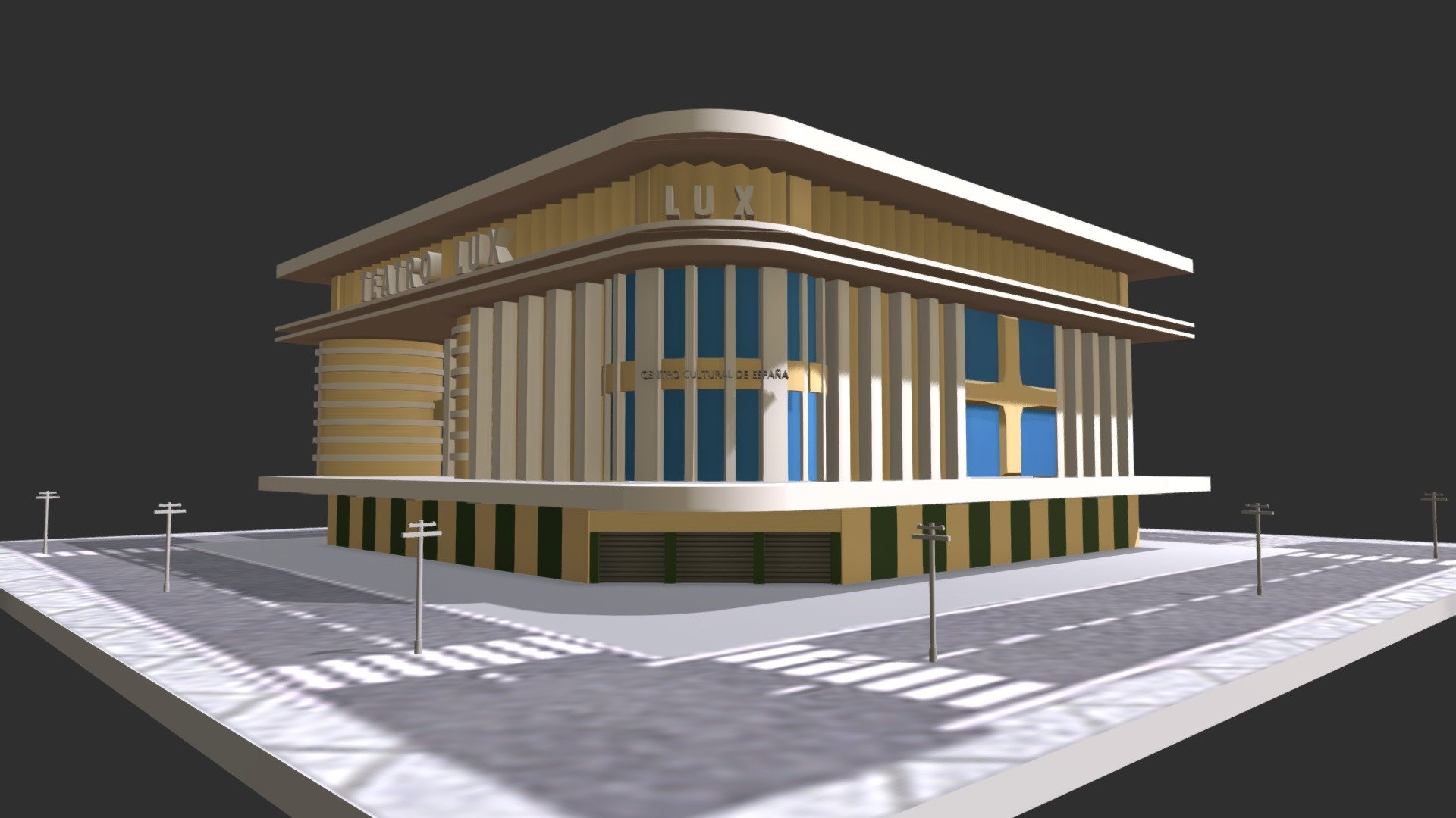 Teatro Lux - 3D model by brianleonardocc [f007aea] - Sketchfab