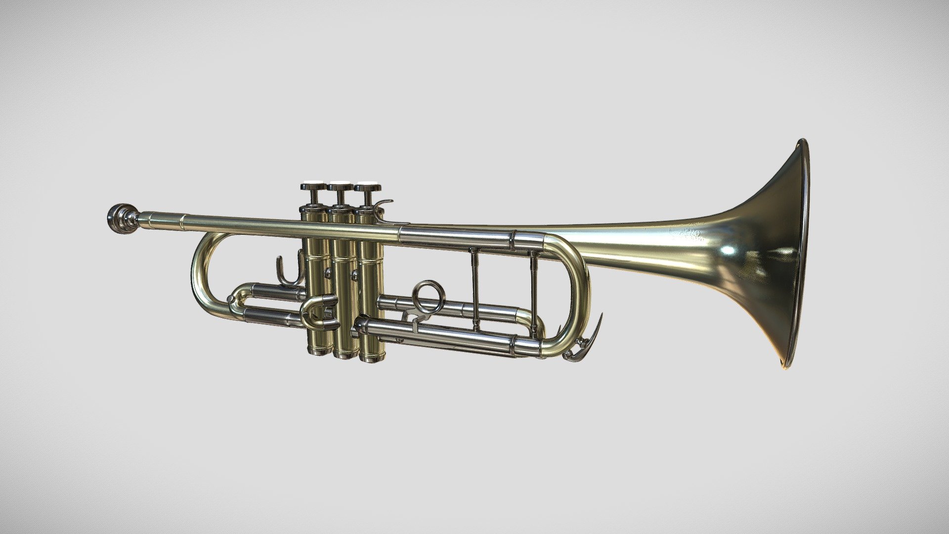Trumpet - 3D model by Arcadet [f008872] - Sketchfab