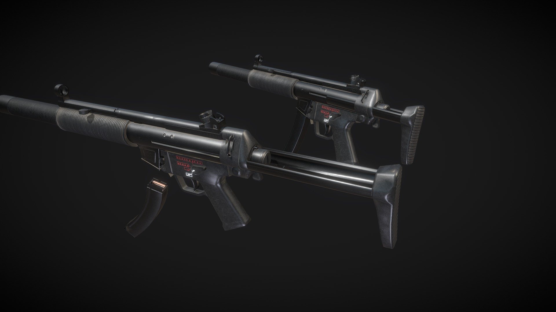 K&H MP5 SD - 3D model by dagtholander [f00913a] - Sketchfab