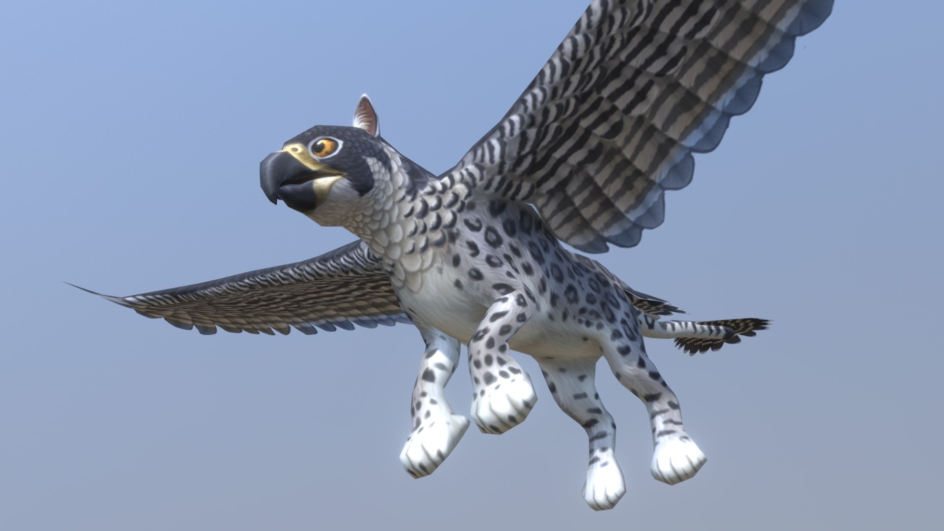 Northern Gryphon - 3D model by Cordelia Wolf (@cordelia) [f0096e5 ...