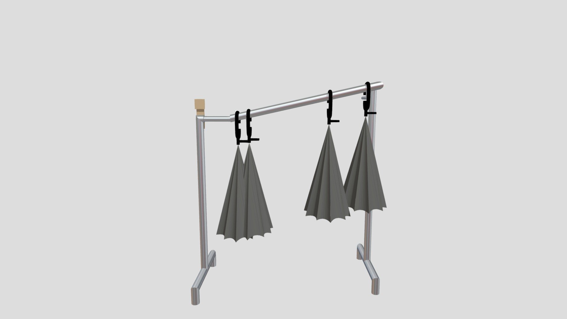 Slanted Umbrella Design v17 - 3D model by kiithy [f00a700] - Sketchfab