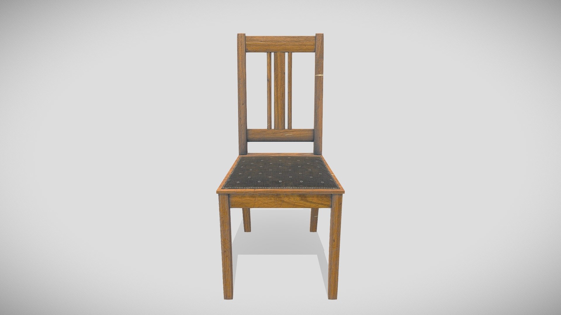 Wooden Chair 3D Model - 3D model by blender_3d (@foreground_modeller ...