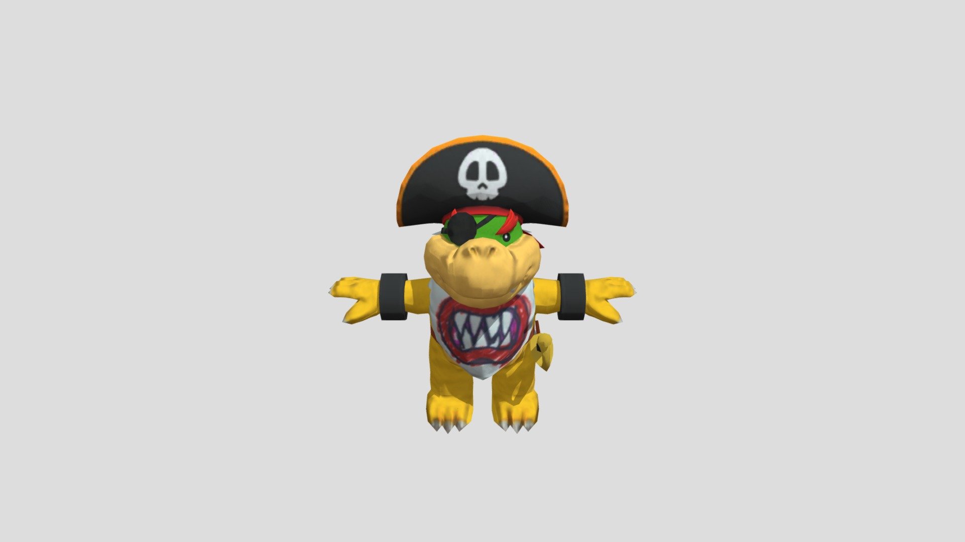 Mario Kart Tour - Bowser Jr Pirate - Download Free 3D model by H,yoshi ...