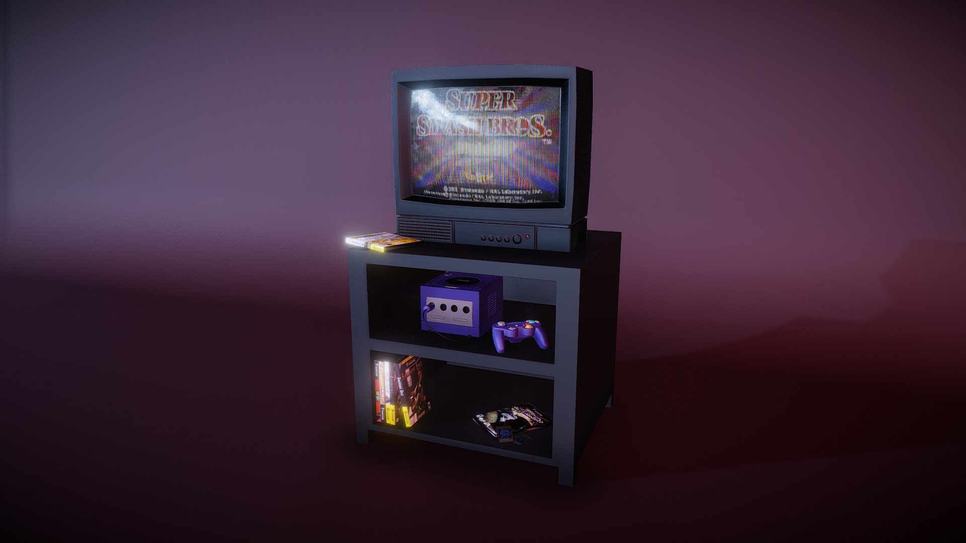 My Gaming Stand - Download Free 3D model by LuisAR [f00bf46] - Sketchfab