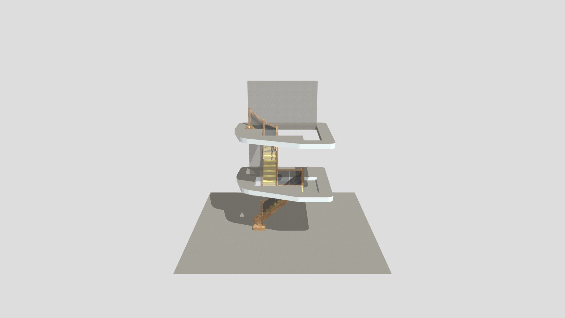 Paul_Williams_Halsall - Download Free 3D model by Alan Grice Staircase ...