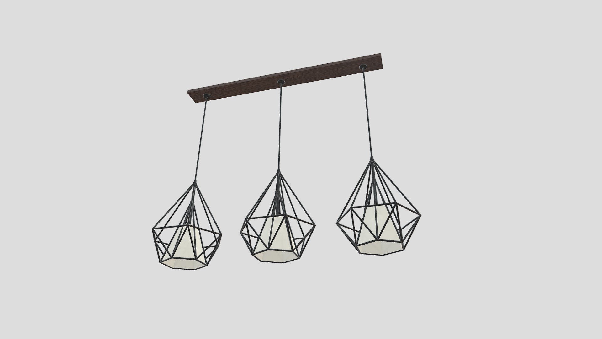 Industrial Diamond Pendant Light - Download Free 3D model by Blizzy (@jeffbas) [f011347] - Sketchfab