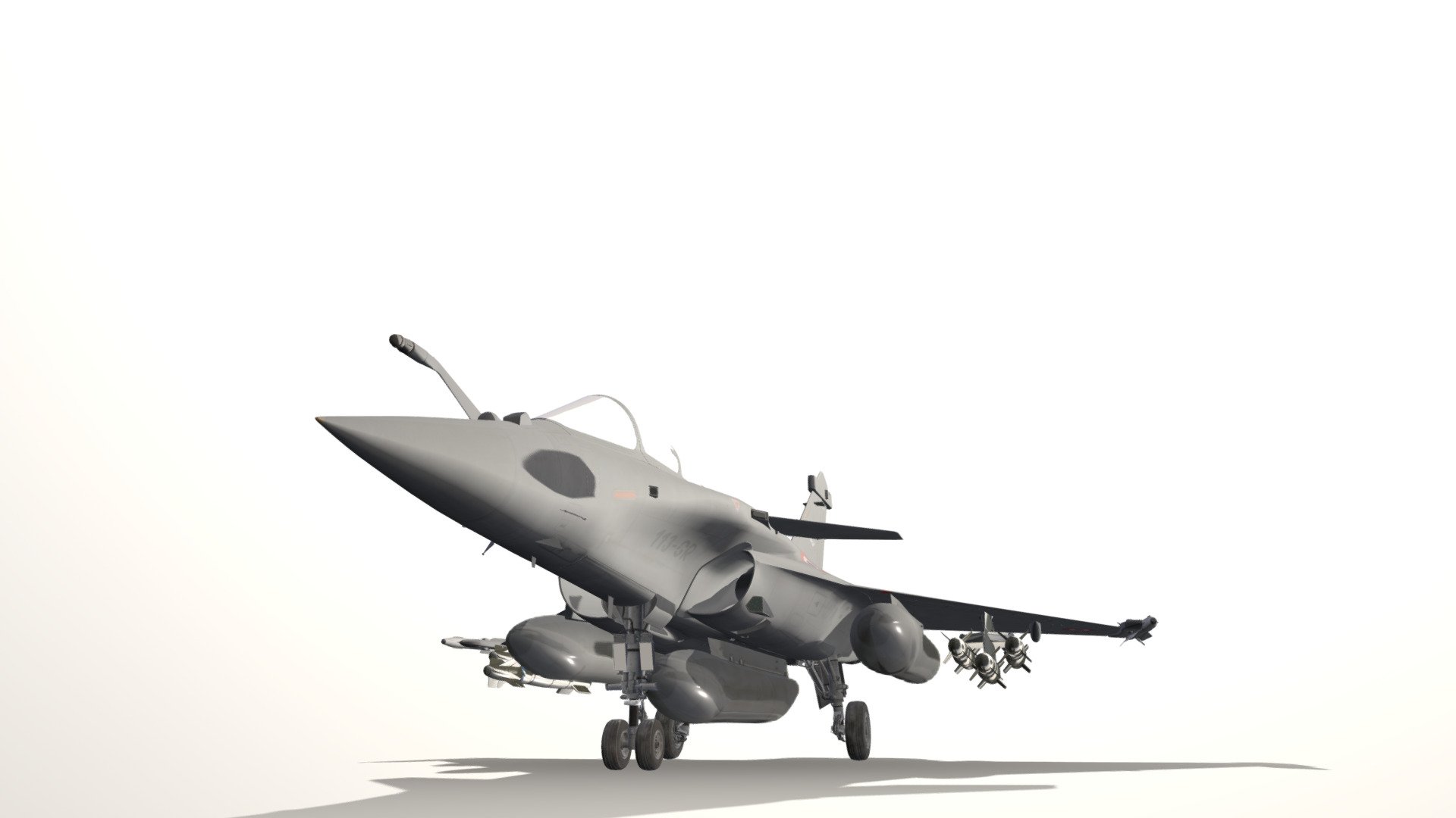 Rafale Fighter Jet - Download Free 3D model by ALI1388 [f012d19 ...