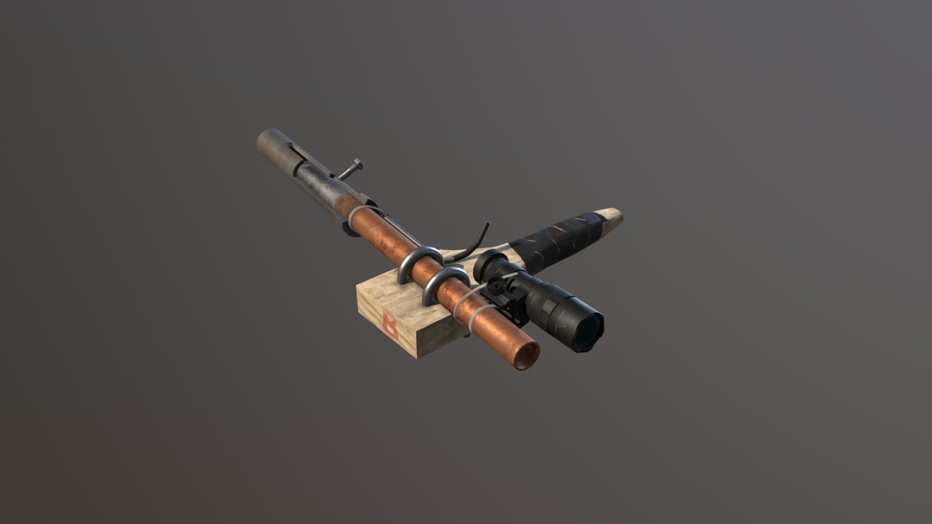 Improvised Pipe Shotgun - Download Free 3D model by Rectus [f0151ad ...
